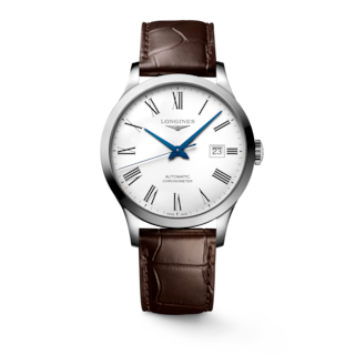 Record Automatic watch 40mm, White matt L28214112 | Longines AU